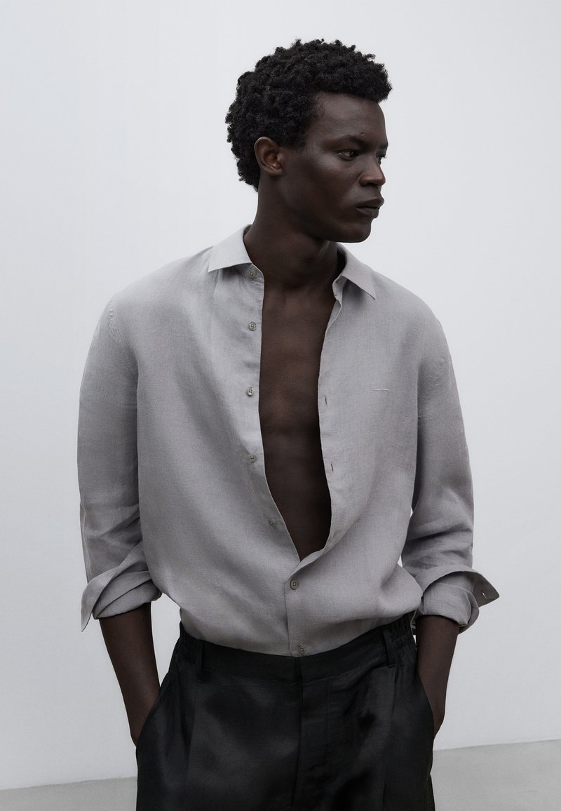 ADOLFO DOMINGUEZ Shirt - light grey - Zalando