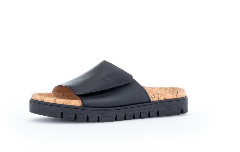 Gabor Mules - schwarz kork/noir - ZALANDO.FR