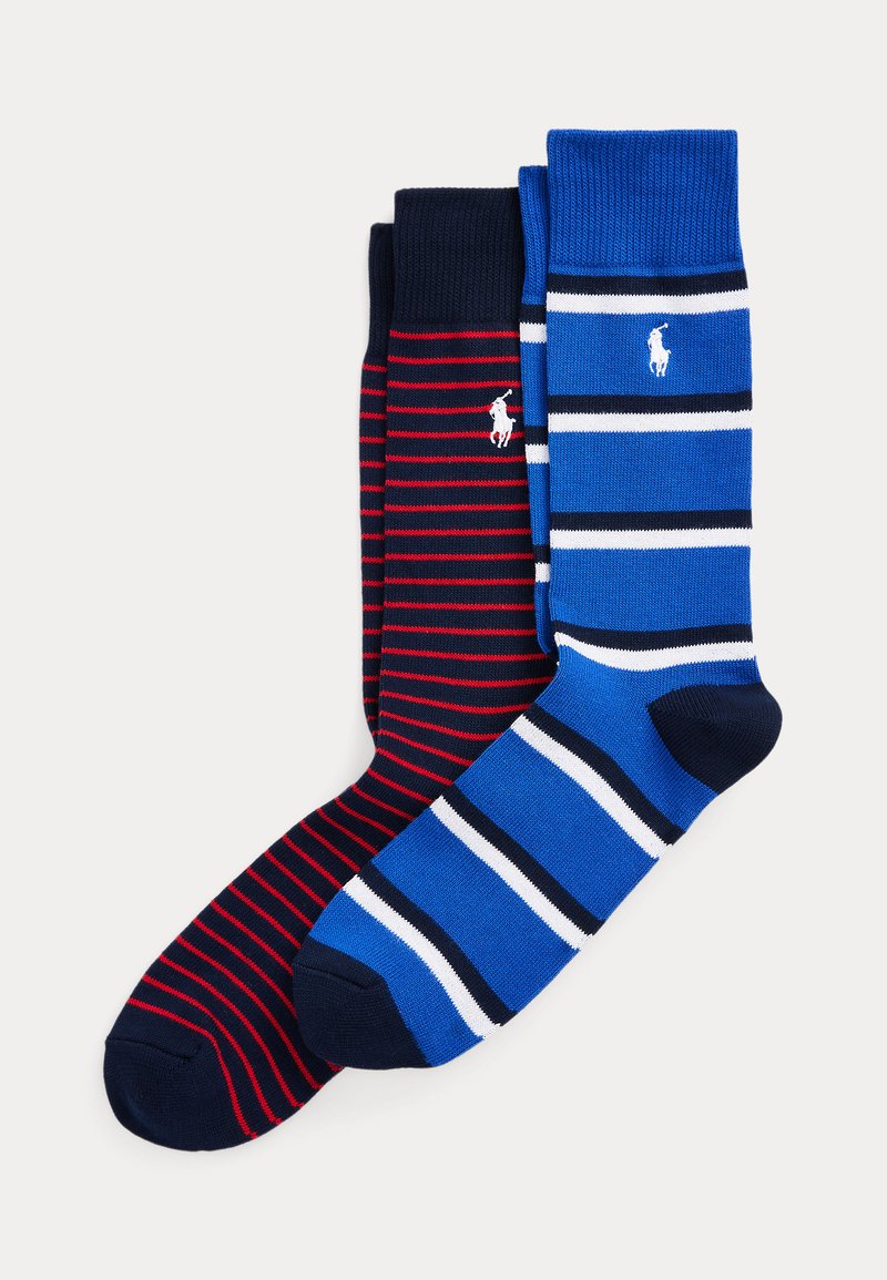 Polo Ralph Lauren AMERICANA CREW SOCK 2 PACK - Socken - navy/red ...