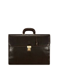 Maxwell Scott THE PAOLO LARGE - Briefcase - dunkelbraun/dark brown ...