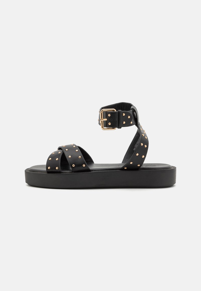 ONLY SHOES ONLMICA STUDS - Platform sandals - black - Zalando.ie
