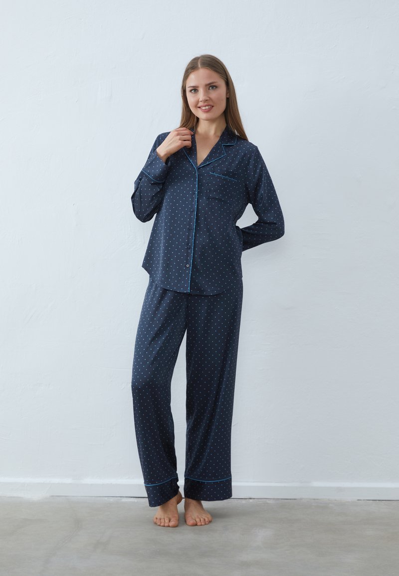 Anna Field Pyjama set - dark blue - Zalando.co.uk