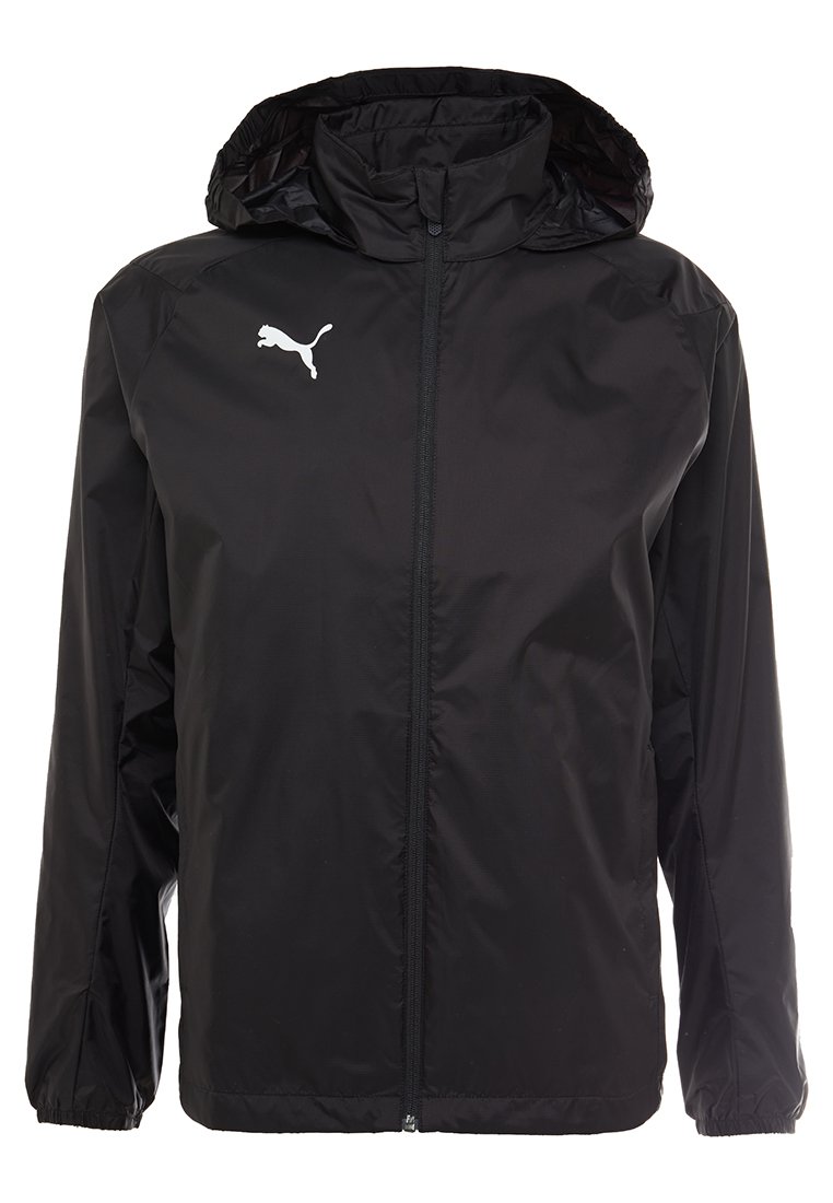 Puma LIGA RAIN CORE - Chaqueta Hard shell - black/white/negro - Zalando.es