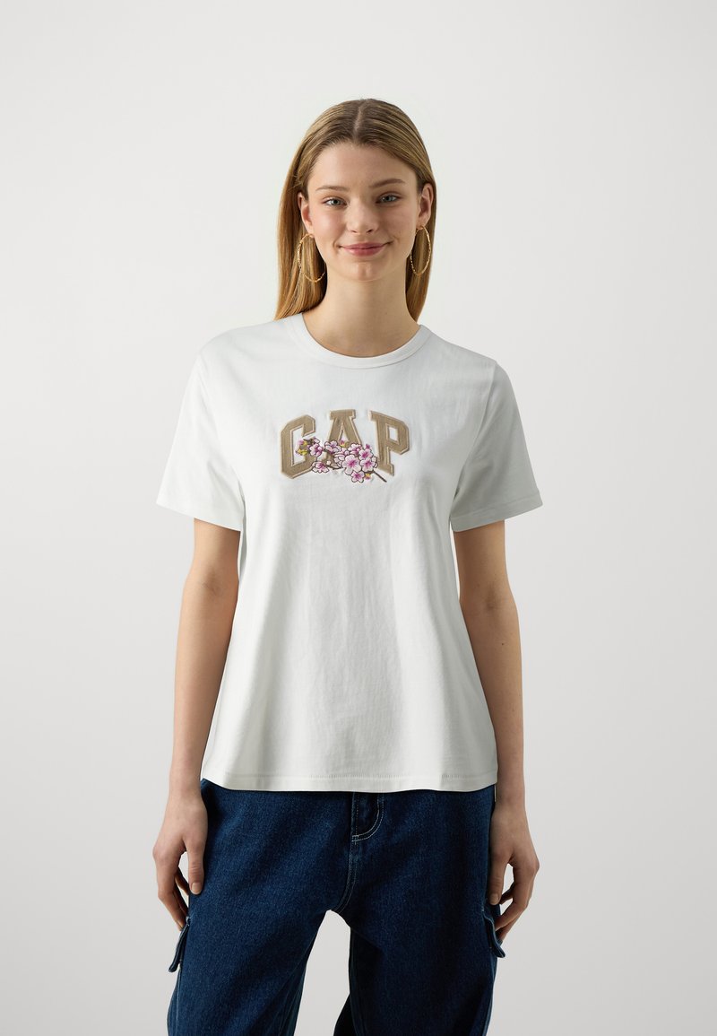 GAP CHERRY BLOSSOM CAPSULE TEE - Print T-shirt - new off white/off ...