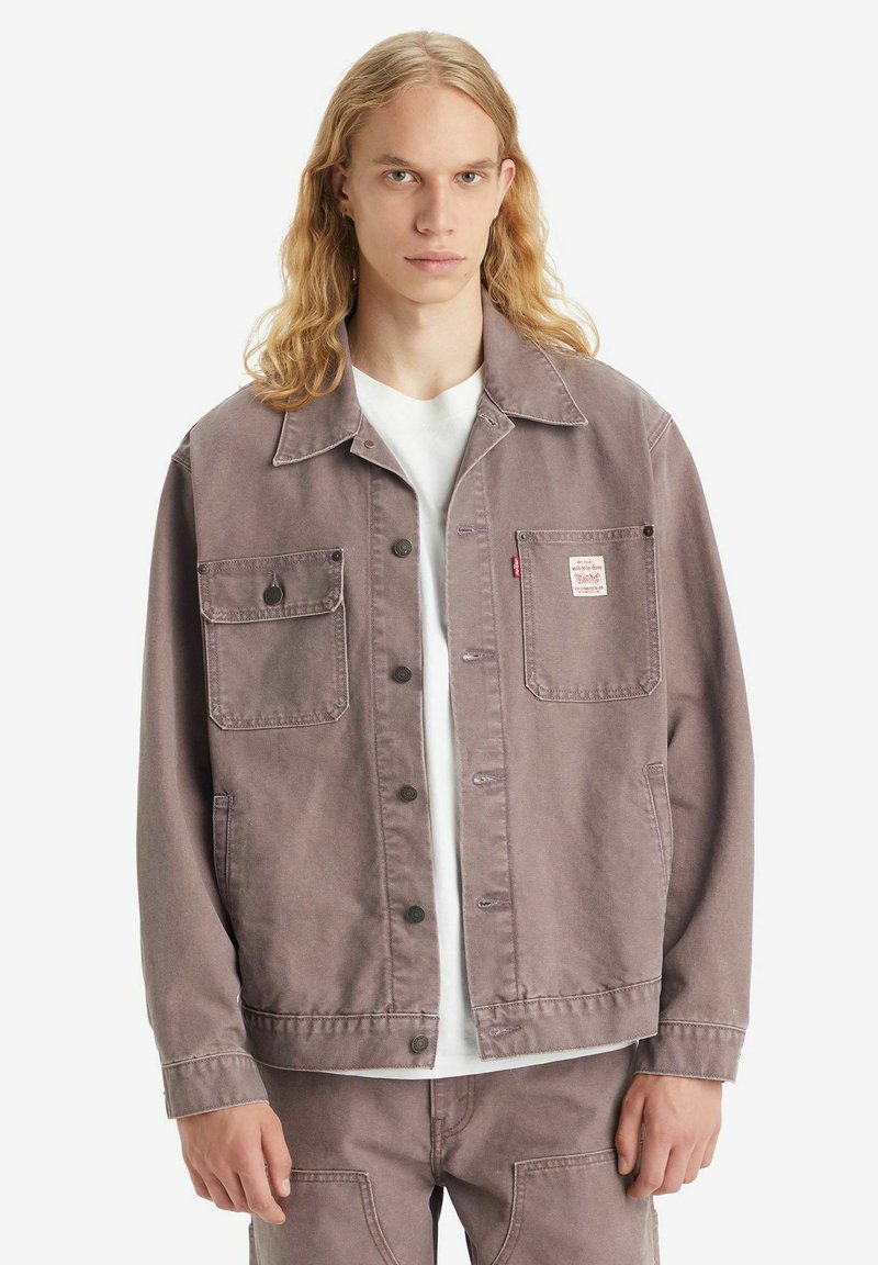 Levi's® SUNRISE TRUCKER - Denim jacket - plum truffle spr swe/mottled ...