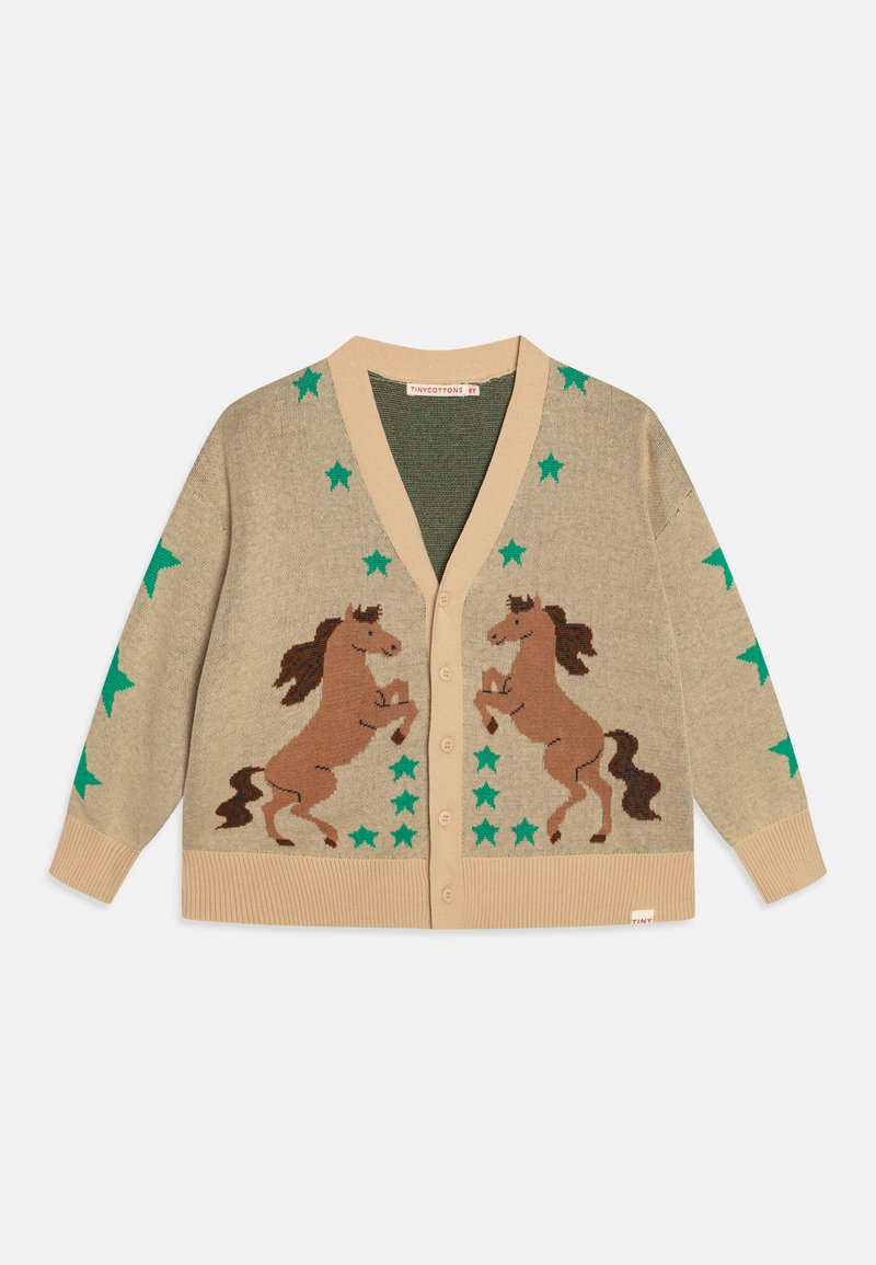 TINYCOTTONS HORSES CARDIGAN UNISEX - Cardigan - vanilla/bej - Zalando.ro