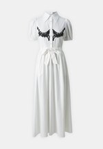 Sister Jane CODY CORDING MIDI DRESS - Blusenkleid - white/weiß - Zalando.ch