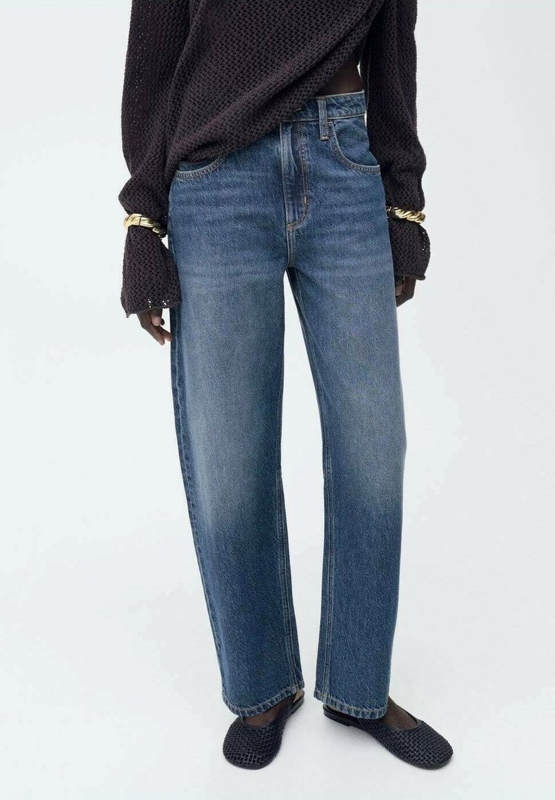 Mango Jeans Relaxed Fit - dark blue/dunkelblau - (Pre-owned) - Zalando.at