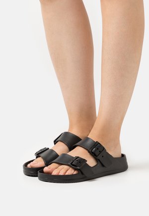 Rubi Shoes by Cotton On BRONTE DOUBLE BUCKLE SLIDE - Badesandale ...