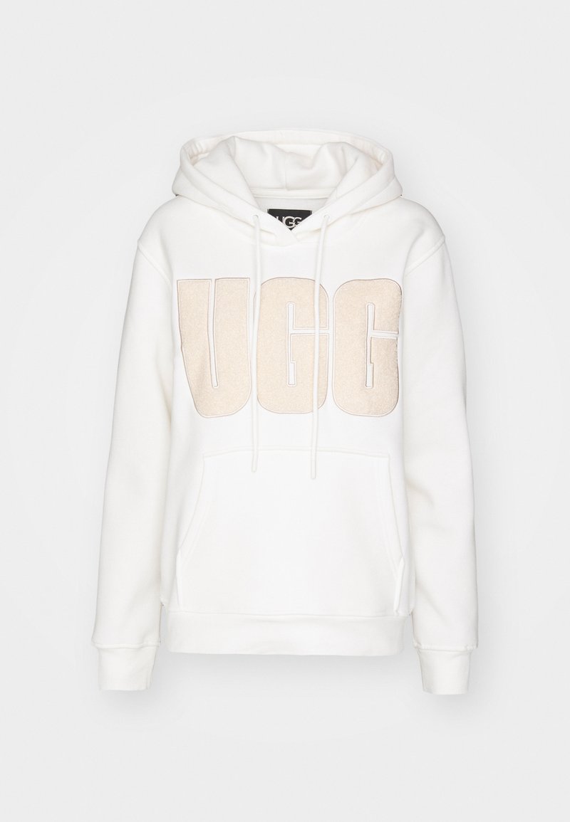 UGG REY FLUFF LOGO HOODIE - Felpa - nimbus/sand/avorio - Zalando.it