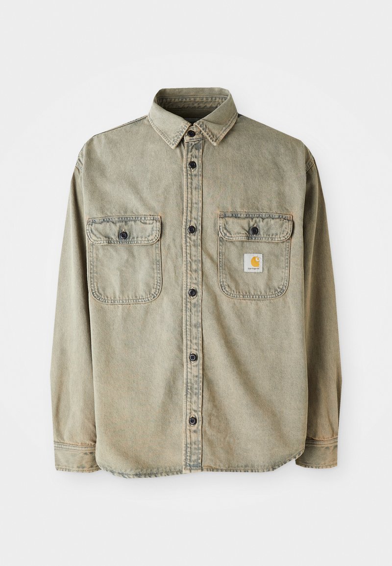 Carhartt WIP TIGAN SHIRT JACKET - Veste en jean - blue/leather garment ...