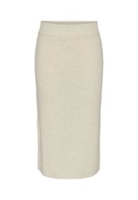 YAS YASASSI MIDI SKIRT - Jupe longue - birch/écru - ZALANDO.FR