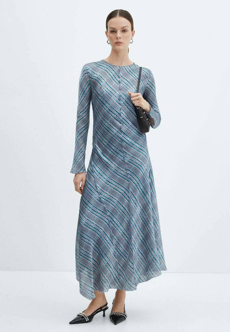 Mango Rochie maxi - dark blue/bleumarin - Zalando.ro