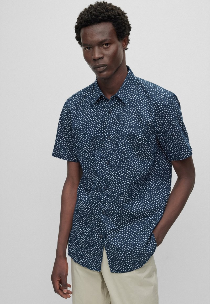 BOSS ROSS_F - Shirt - dark blue/blue - Zalando.de