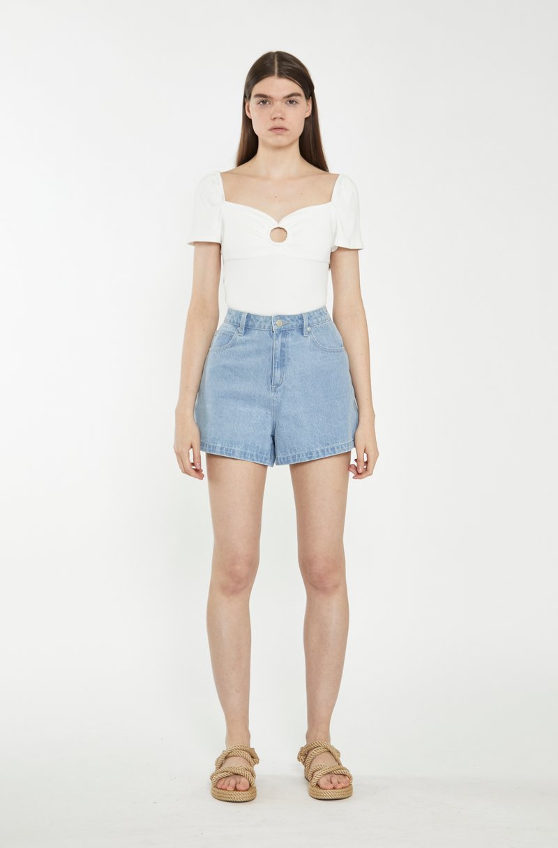 Glamorous T-Shirt print - off white rib/offwhite - Zalando.de