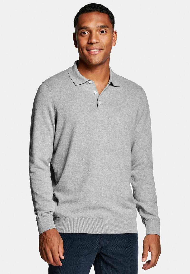 MR MARVIS THE POLO PULLOVER - Jumper - oysters/grey - Zalando