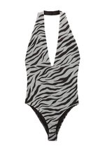 PULL&BEAR ANIMAL PRINT - Body - white/wit - Zalando.nl