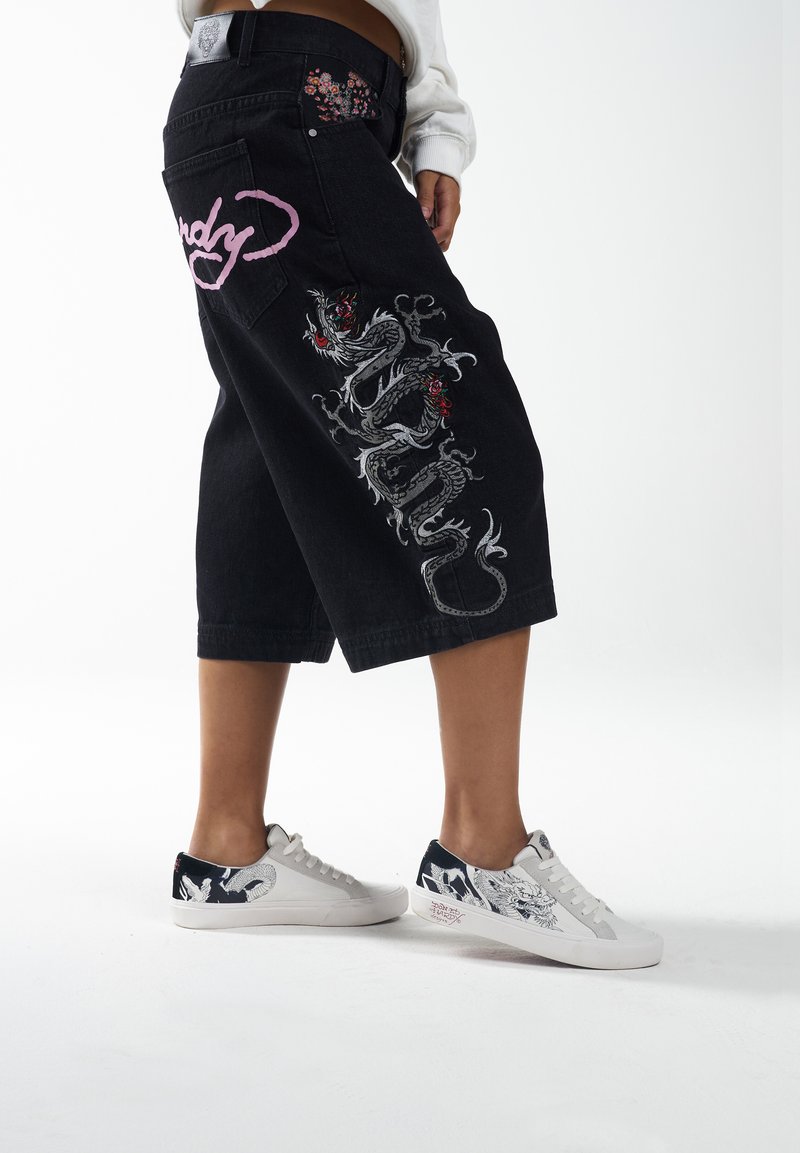 Ed Hardy DRAGON - Short en jean - black/noir - ZALANDO.FR