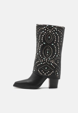 Dansi ENRIQUETA - Botas camperas - black/negro - Zalando.es