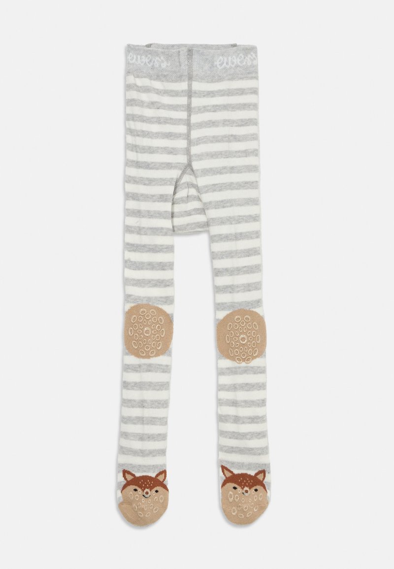 Ewers CRAWLER TIGHT FOX UNISEX - Tights - hellsilber/light grey ...
