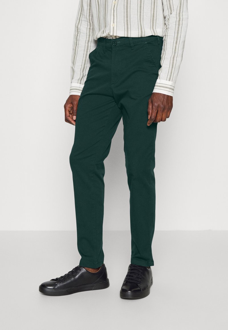 Selected Homme SLHSLIM MILES FLEX PANTS - Chinos - scarab/turkis ...