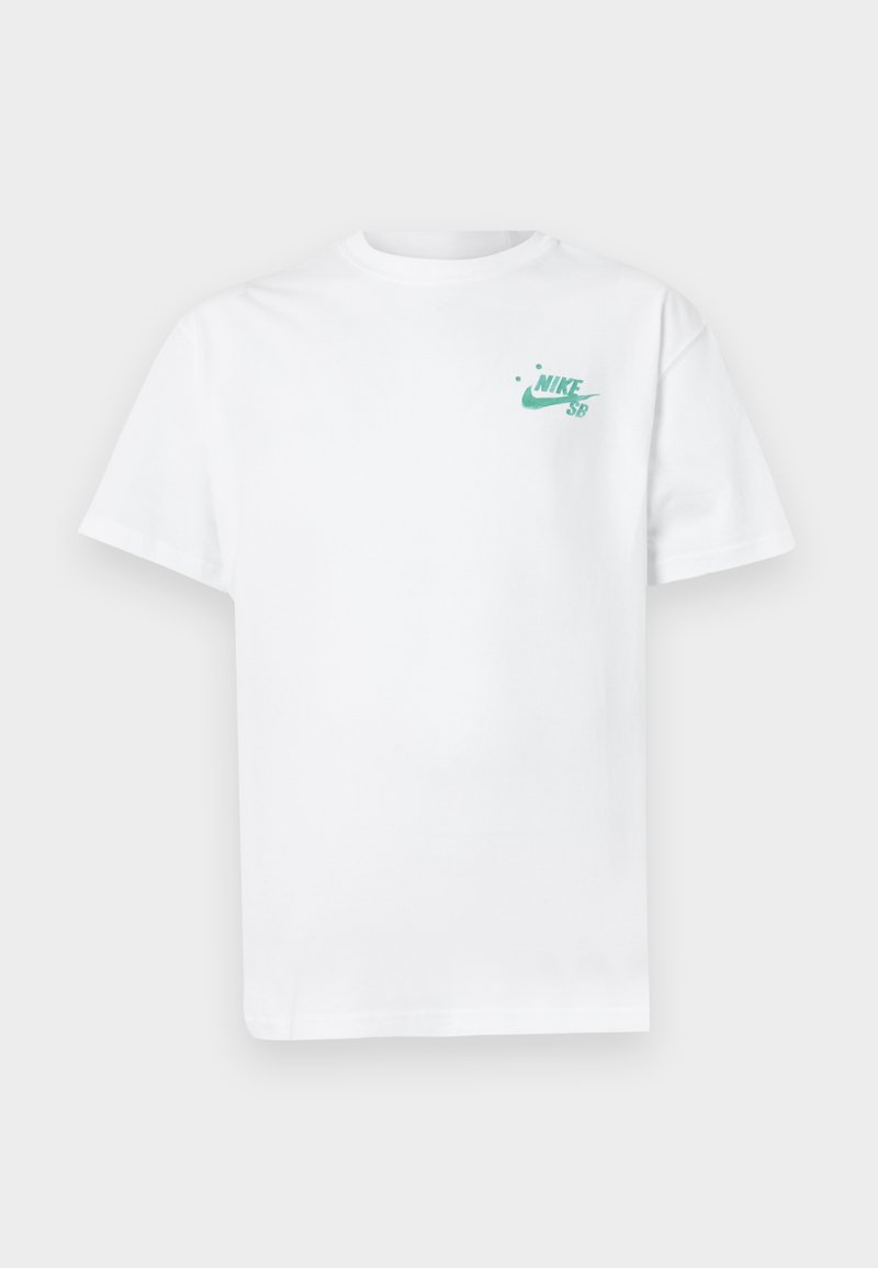 Nike SB TEE BANKS - T-shirts print - white/hvid - Zalando.dk