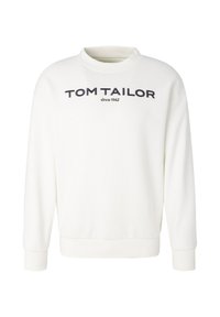 TOM TAILOR Sweatshirt - off white/offwhite - Zalando