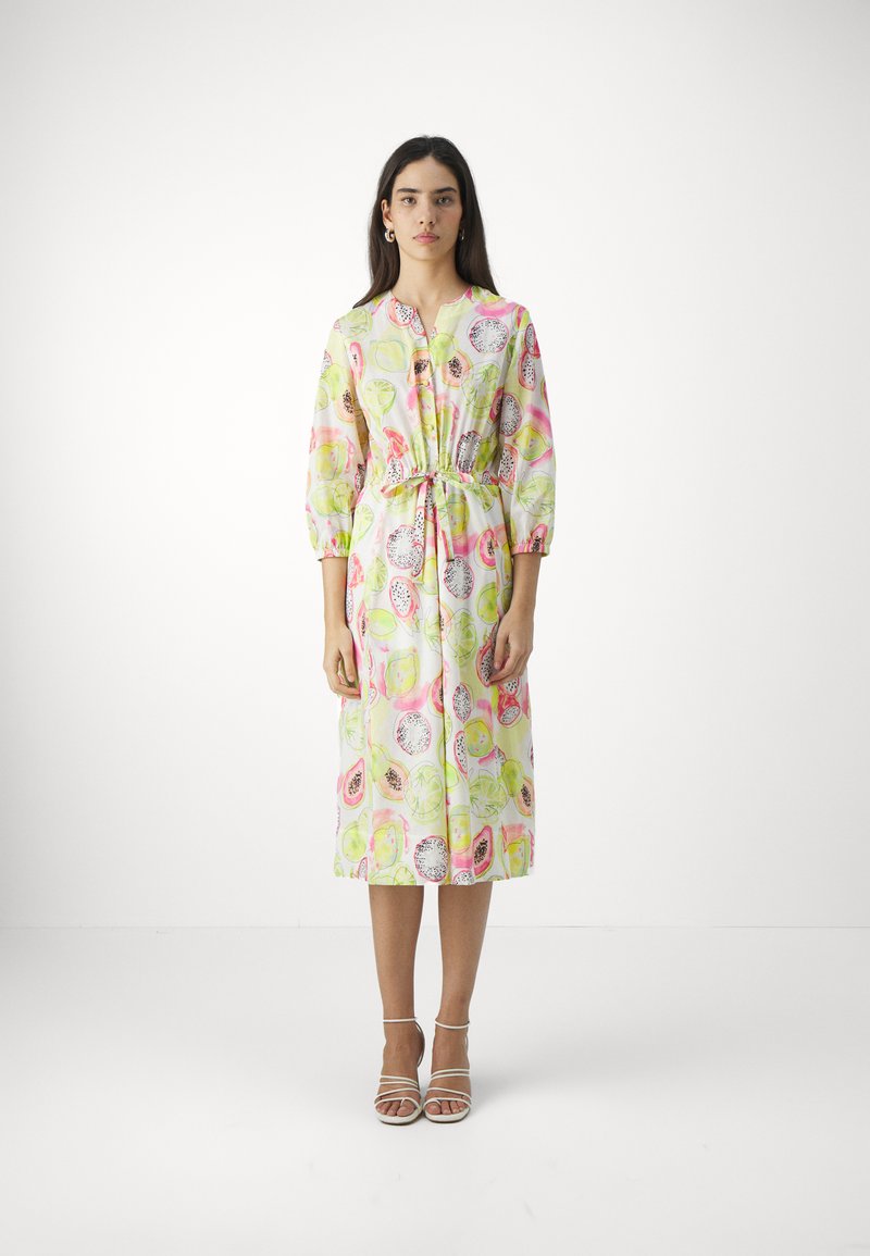 Marc Cain Shirt dress - pale lemon/light yellow - Zalando.ie