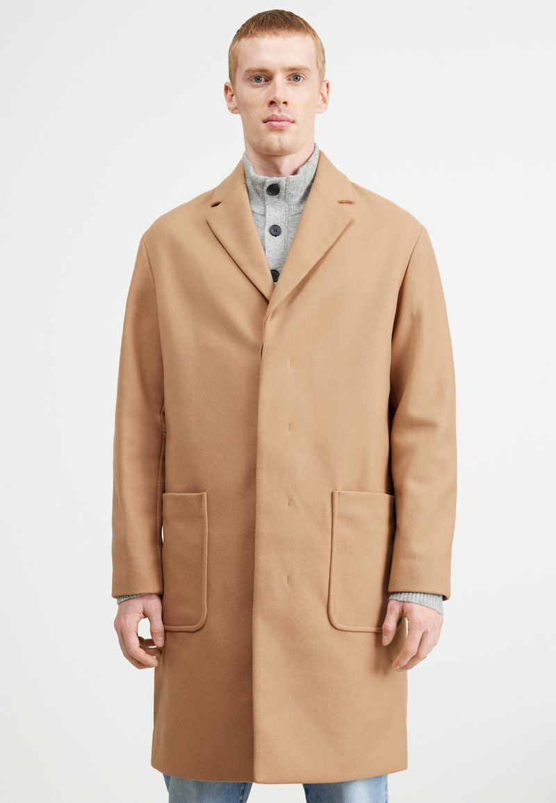 Calvin Klein Tailored MODERN BLEND COAT - Classic coat - caramel/camel ...