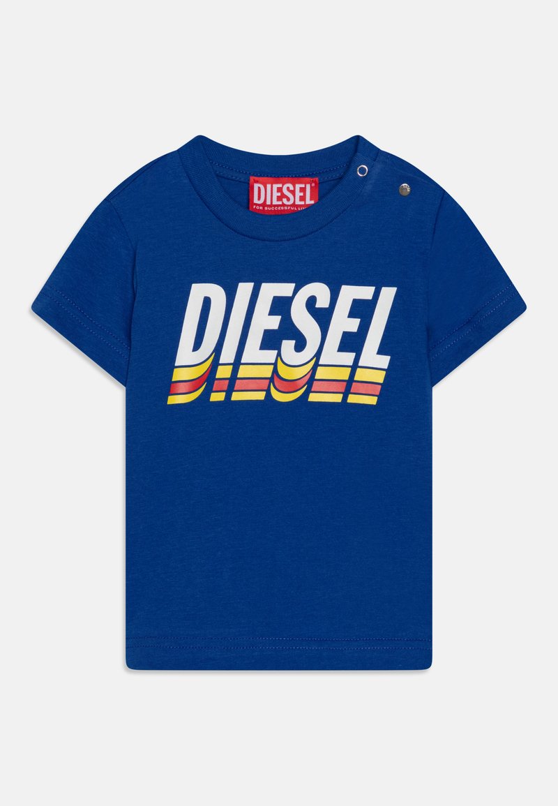Diesel BABY TVASEB UNISEX - T-Shirt print - blue/blau - Zalando.ch