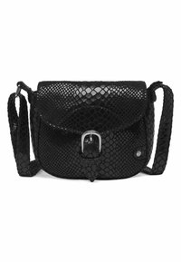 DEPECHE Umhängetasche - 264 black croco/schwarz - Zalando.de