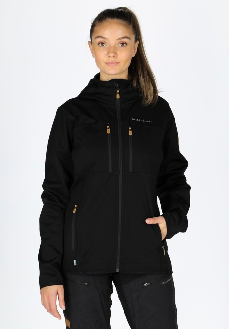 Swedemount NORDKAP SOFTSHELL W - Softshelljacka - black/svart - Zalando.se