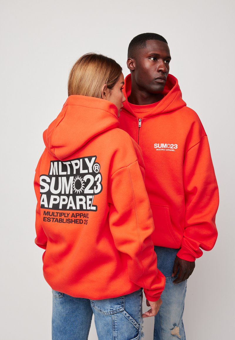 Multiply Apparel OVERSIZE MLTPLY SUM - Sweatjacke - mandarin orange ...