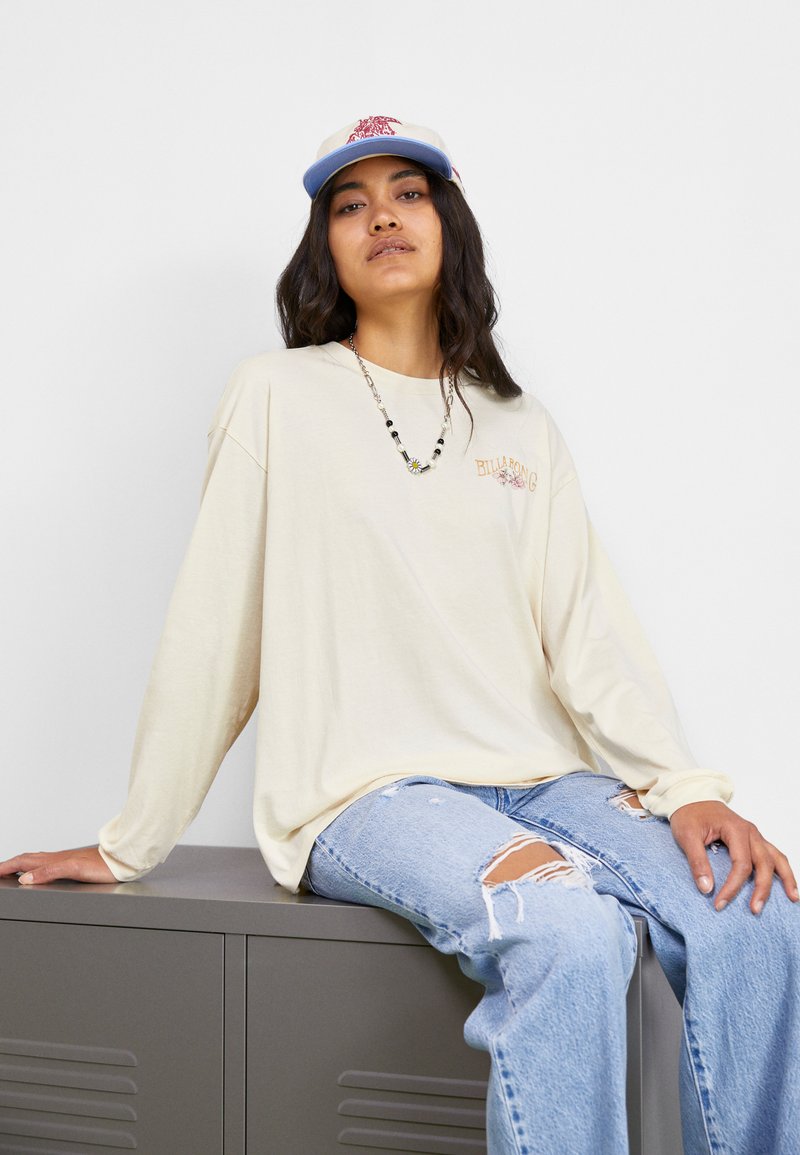 Billabong KARMA TIGER TEES - Topper langermet - antique white/offwhite - Zalando.no