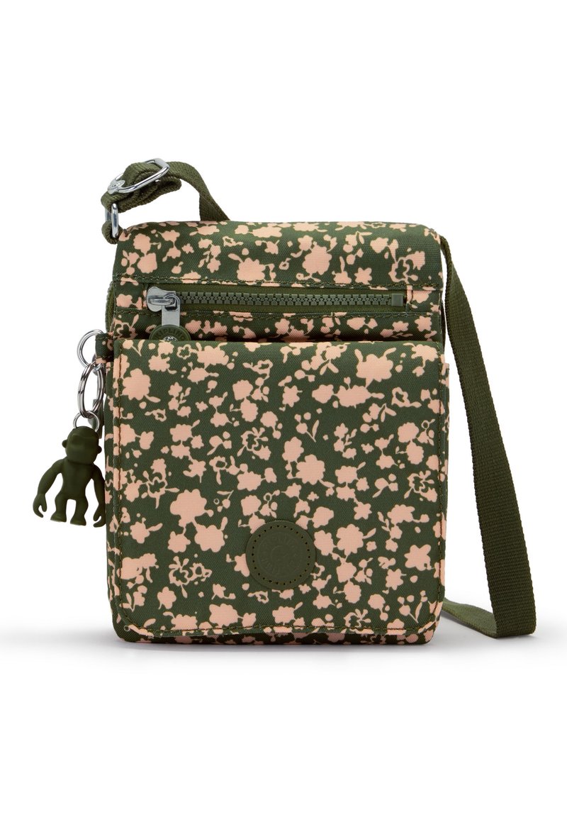 Kipling NEW ELDORADO - Bandolera - fresh floral/verde oscuro - Zalando.es