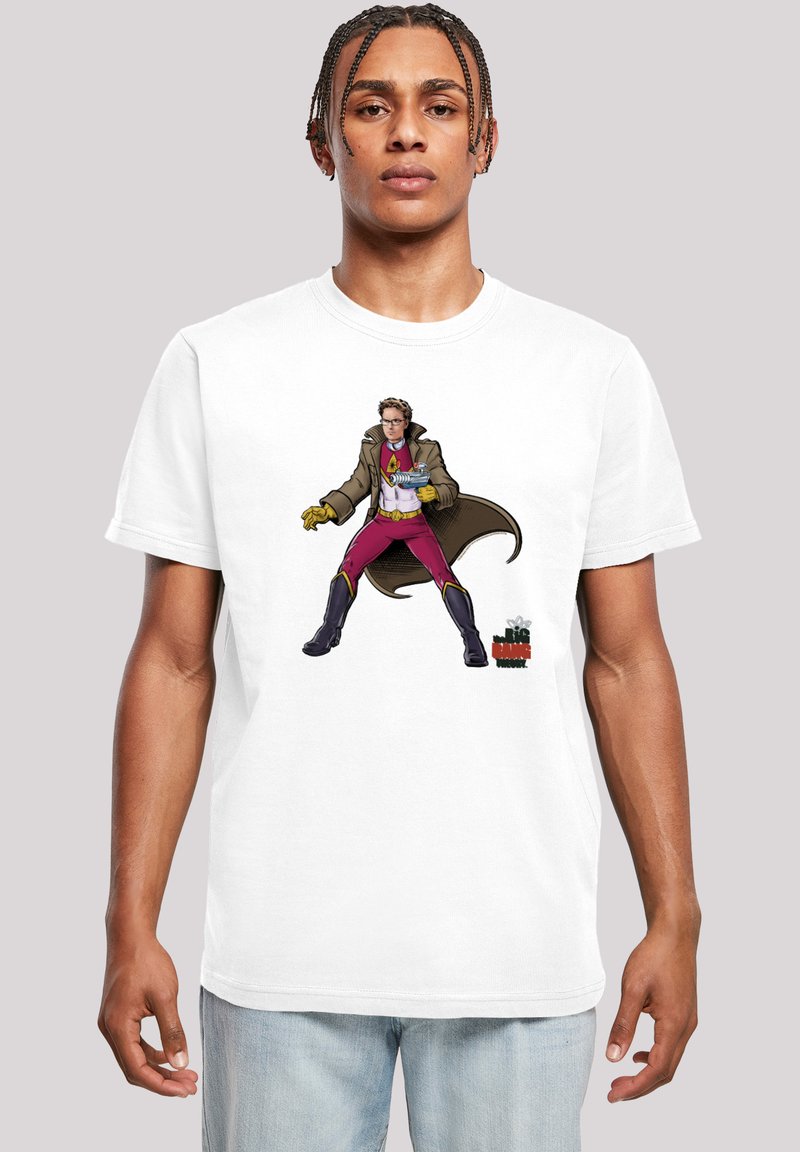 F4NT4STIC BIG BANG THEORY TV SERIE LEONARD SUPERHERO - T-Shirt print ...