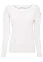 Cache Cache MIT KNÖPFEN - Jersey de punto - ecru/crema - Zalando.es