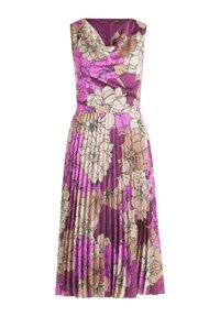 Vera Mont MIT PLISSEE - Robe de jour - weiß/violett/violet - ZALANDO.FR