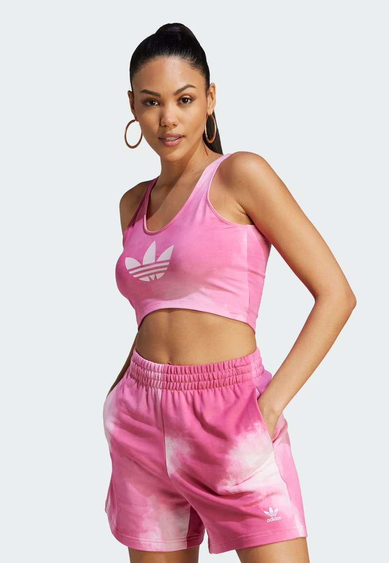 adidas Originals COLOUR FADE - Top - clear pink multicolor/pink ...