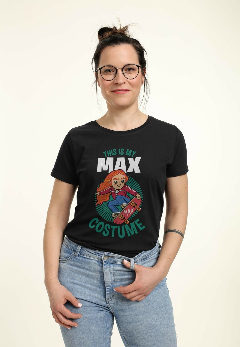 Henry Tiger STRANGER THINGS MAX COSTUME - T-shirt print - black/zwart ...
