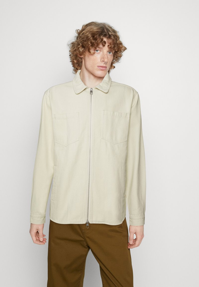 REVOLUTION OVERSHIRT WITH ZIPPER CLOSURE - Light jacket - offwhite/off ...