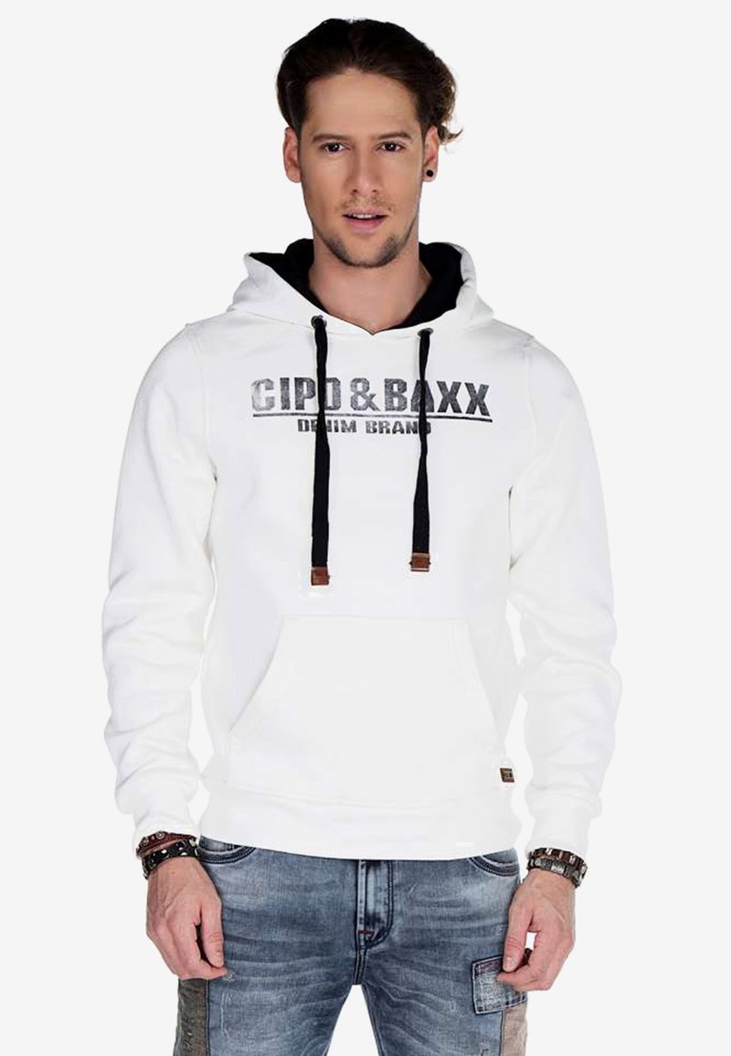 Cipo & Baxx TRIBE - Kapuzenpullover - ecru/beige - Zalando.de