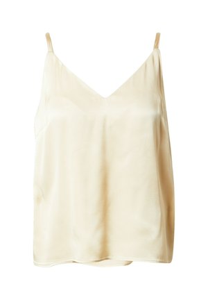 Tezenis CON PIZZO E SCOLLO A V - Top - hellblau light iris blue/lila ...