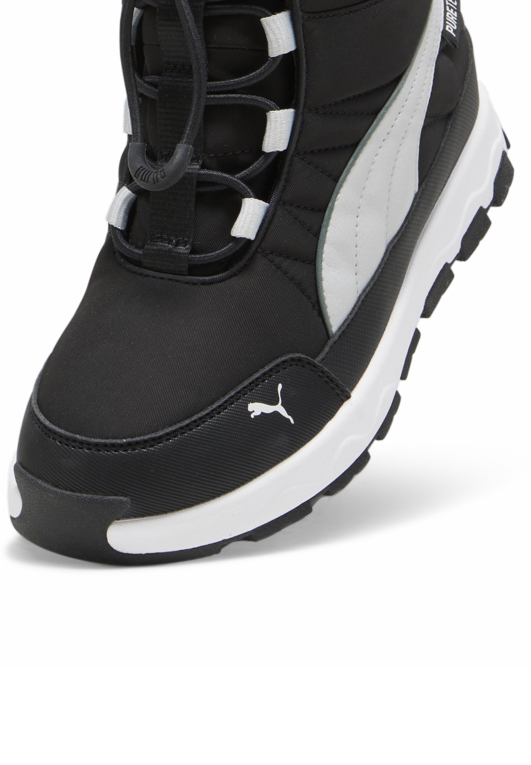 Puma EVOLVE PURETEX JR Winter boots black ash gray puma white black Zalando