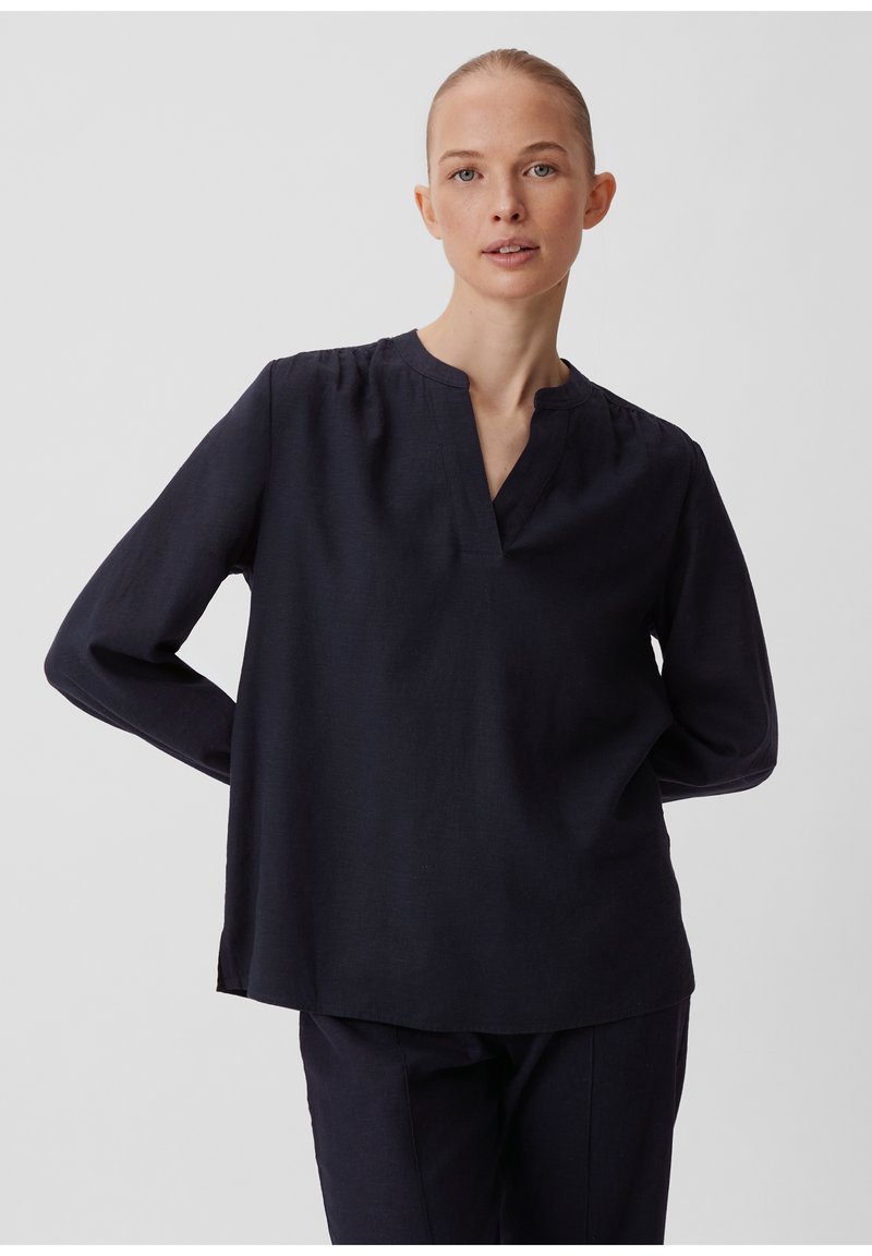 comma casual identity Bluse - navy/dunkelblau - Zalando.de