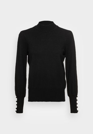 Vero Moda Tall VMHAPPINESS ROLLNECK - Pullover - black/noir - ZALANDO.FR