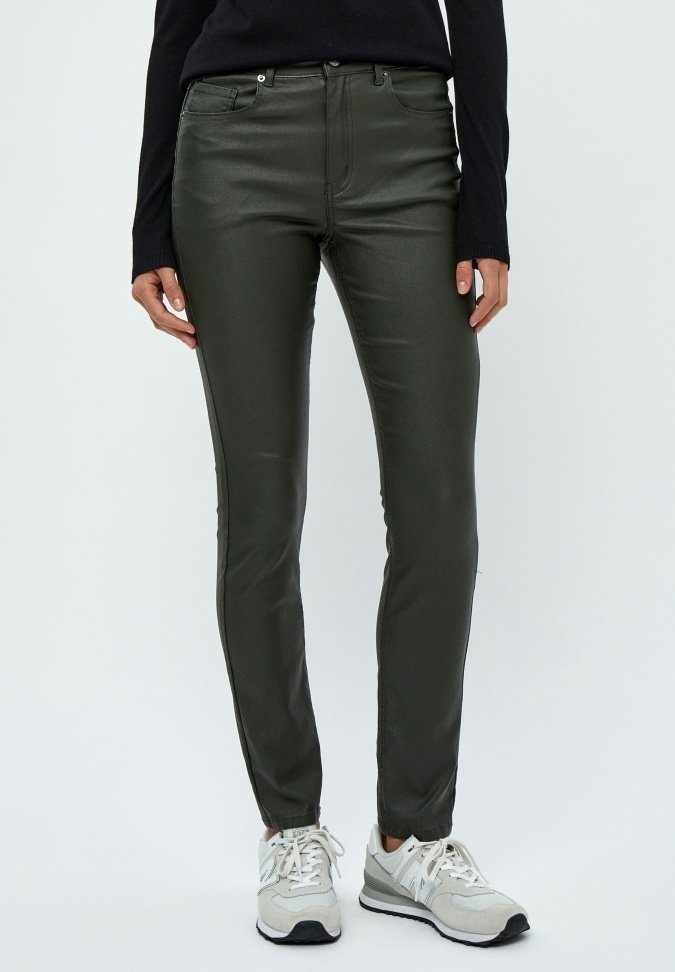 PEPPERCORN PCSIBBIR - Trousers - beluga green/dark green - Zalando.ie