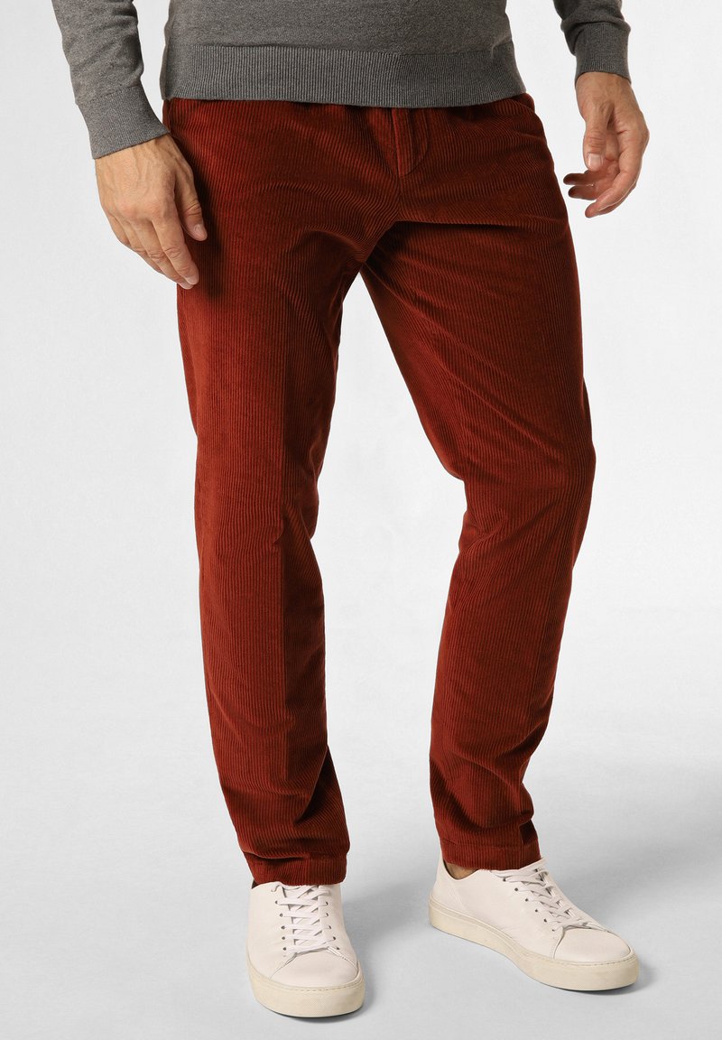 FINSHLEY & HARDING LONDON HFHL NICK - Trousers - terra/red - Zalando