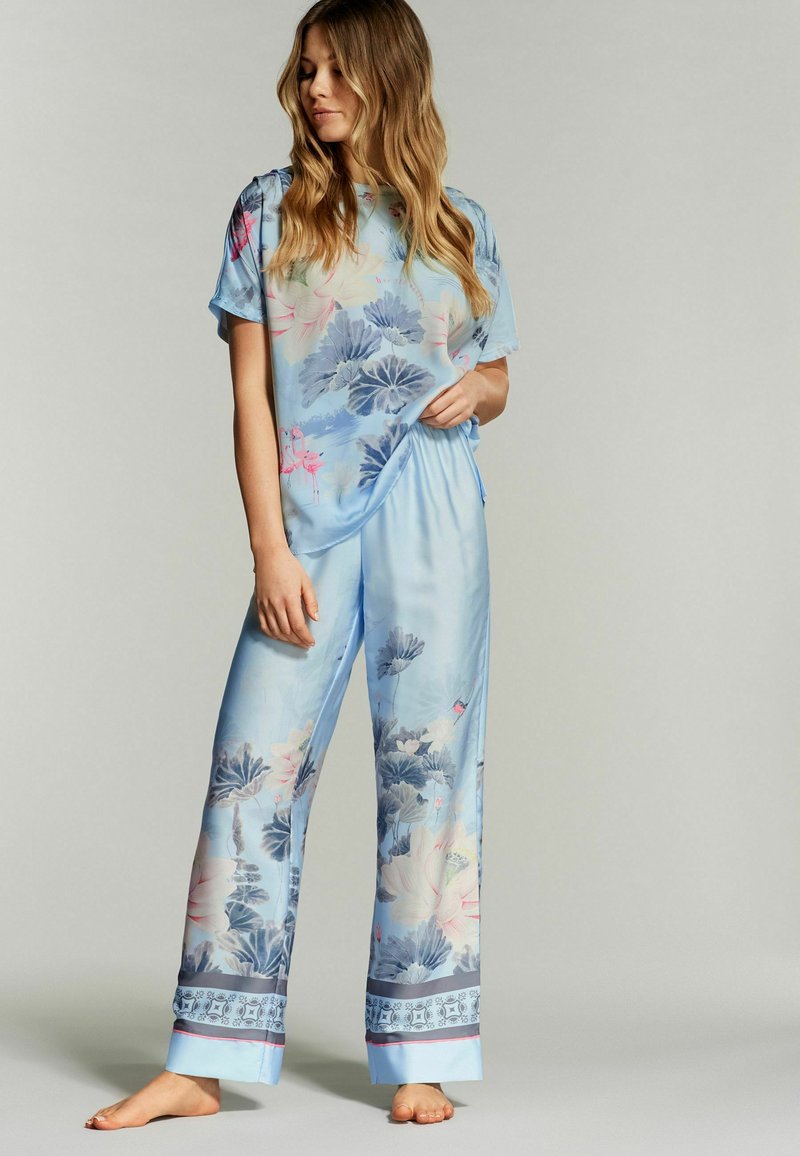 B by Ted Baker FLORAL REGULAR FIT SET - Pyjama set - blue floral/blue ...