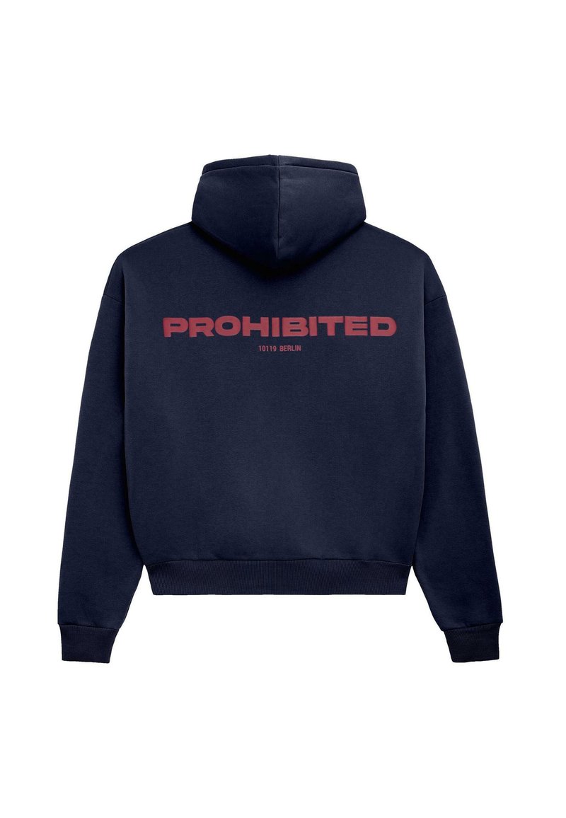 PROHIBITED Kapuzenpullover - deep blue/blau - Zalando